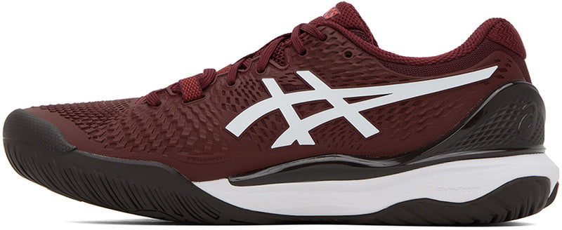 ZAPATILLAS GEL-RESOLUTION 9 ASICS Asics Burgundy Gel-Resolution 9 Snea ...